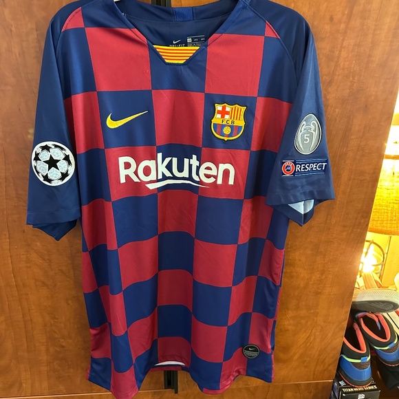 Nike | Shirts | Nike Ivan Rakitic Barcelona Home Jersey | Poshmark